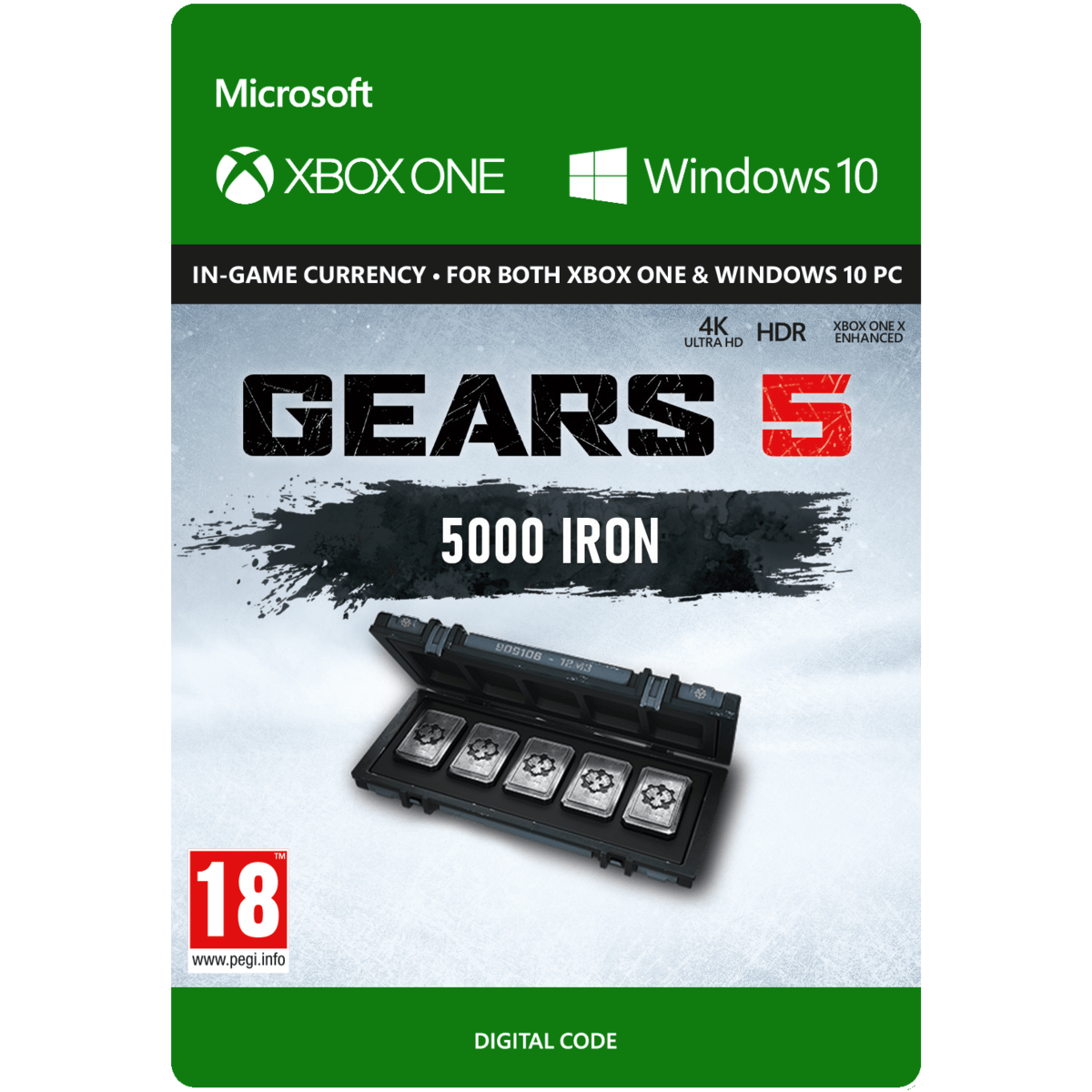Buy Gears of War 5 5 000 Iron 1 000 Bonus Iron XBOX DIGITAL ShopTo