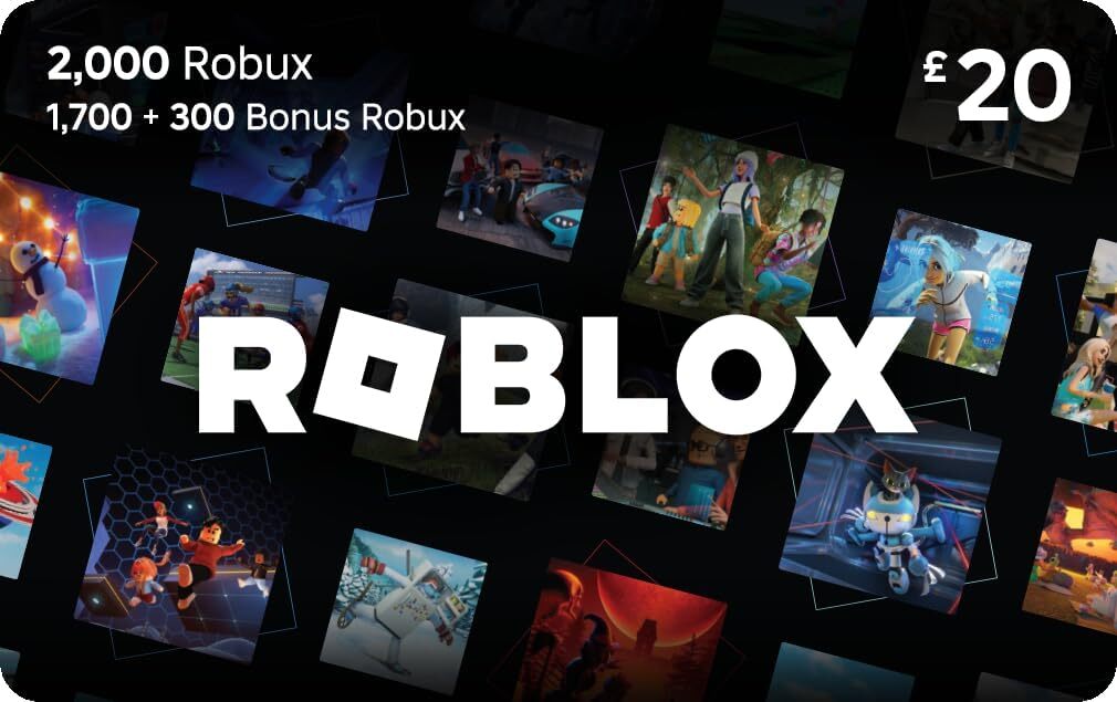 Buy Roblox £20 Gift Card - 2,000 Robux ROBLOX - ShopTo.net
